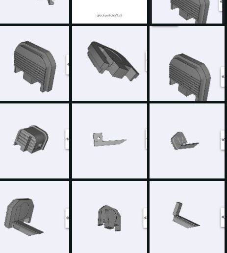 3D file Mega Pack G17, G19 G19X, G23 Plates (9) Versions ⚽ ・Template to ...