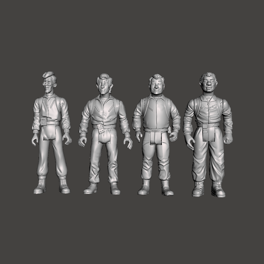 🎨 FAN ART The Real Ghostbusters RETRO・ OBJ File for 3D printing・Cults
