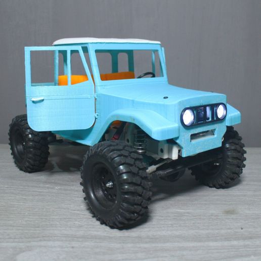 🚗 Adventure rc car 1:10 body and chassis・ DXF File for 3D printing・Cults