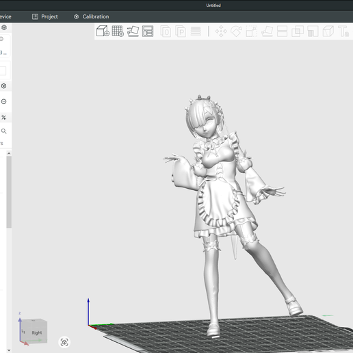 👧 Rem RE:ZERO・ STL File for 3D printing・Cults