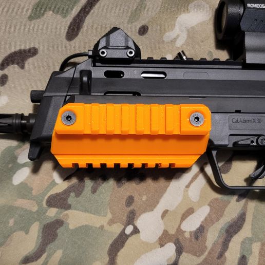 STL file Umarex Airsoft MP7 Tri-Rail Handguard 🔫 ・3D printing template ...