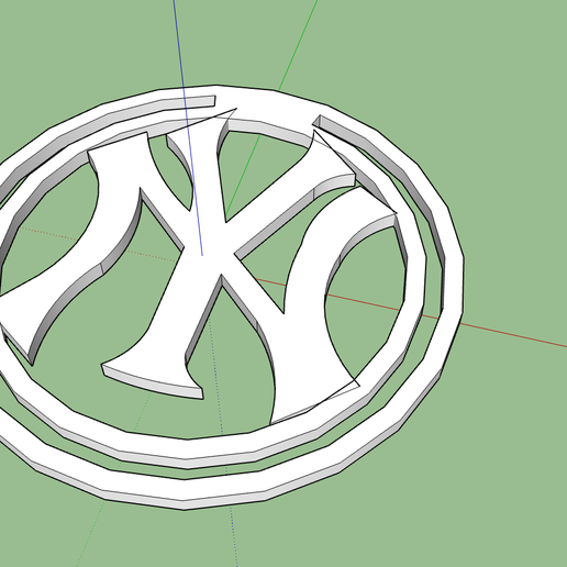 Free STL file YANKEES ⚾ ・3D printer design to download・Cults