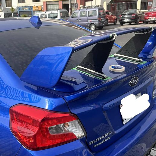 🪶 Perrin Wing Stabilizer Subaru WRX 2015-2020・ OBJ File for 3D printing ...