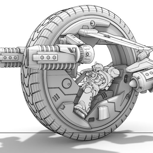 🎲 F03 DECEIVER MONOWHEEL FOR TABLETOP GAMES SPACE SOLDIERS, PRIMARY ...