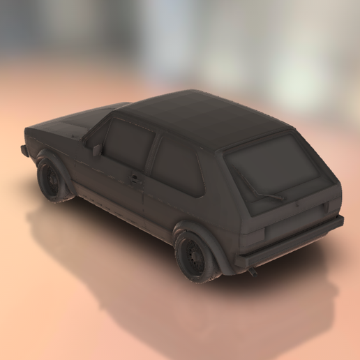 Archivo 3D VW Golf MK II 🏌️ ・Plan de impresión en 3D para descargar・Cults