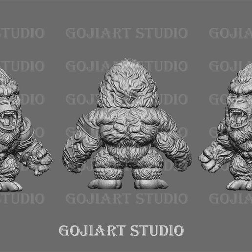 STL file CHIBI KONG FOR CHRISTMAS 🎄 ・3D print object to download・Cults