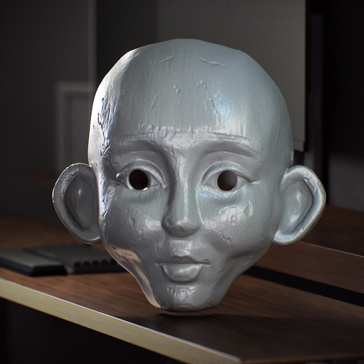 🎿 Mime Mask Cosplay from Clair Obscur Expedition 33 - Mime Mask from ...