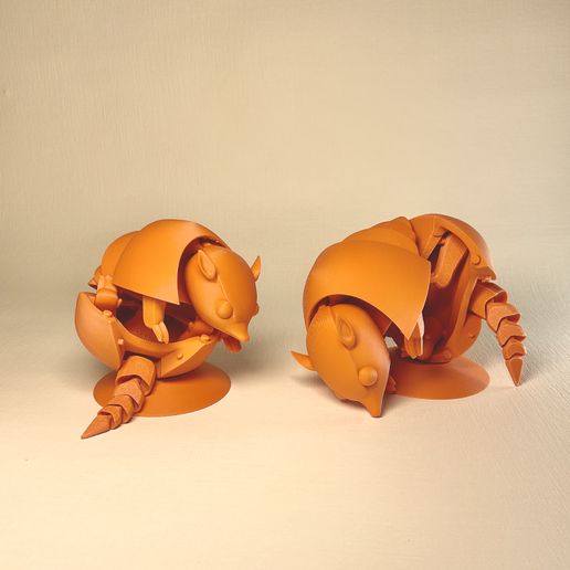 👌 Articulated Armadillo・ STL File for 3D printing・Cults