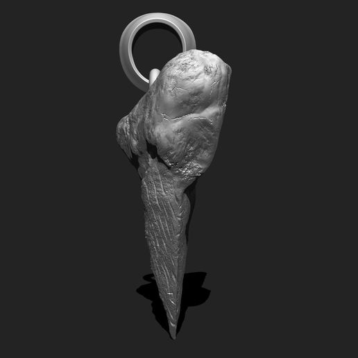 🦈 Shark Tooth Fossil - 3D Print Pendant・ 3D File for ・Cults