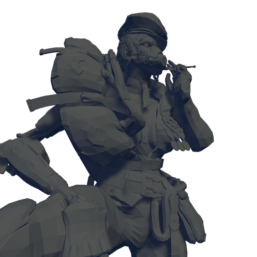 👤 Warframe 1999 - Major Rusalka Bust 2・ STL File for 3D printing・Cults