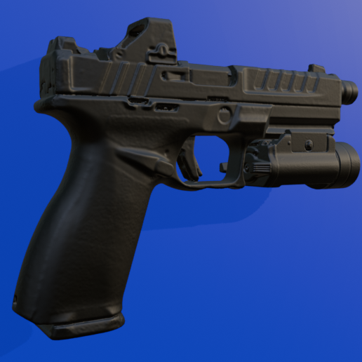 STL file Springfield Echelon + Streamlight TLR1 Real Size. 🎒 ・Model to ...