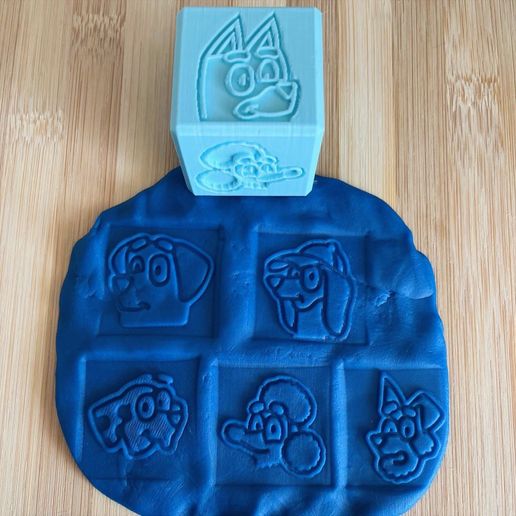 ️ Famous Character Impression Stamp Cube for Sensory Play・ STL File for ...