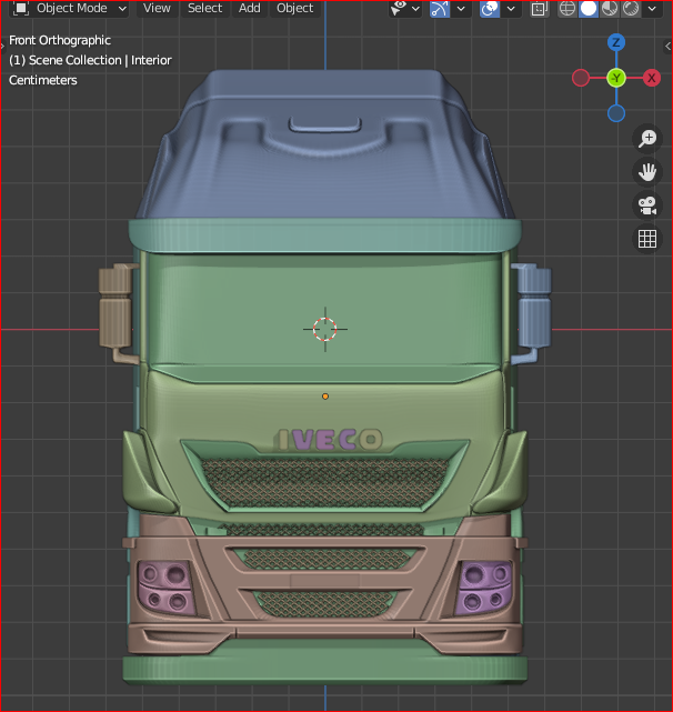 STL-Datei IVECO-LKW herunterladen • 3D-druckbares Design ・ Cults