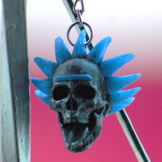 💀 Rick sanchez skull version・Free STL File for 3D printing・Cults