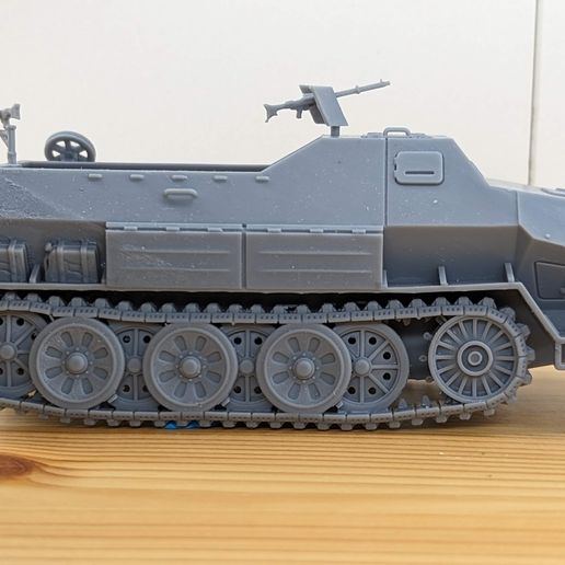 🇩🇪 Half-track Sd.Kfz.8 DB10 Gepanzerte 12t + Crewmen (Germany, WW2)・ 3D ...