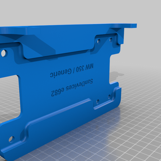🎄 SanDevices - e682 Controller PSU Mount・Free 3D File for ・Cults