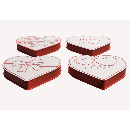 heart chocolate box empty