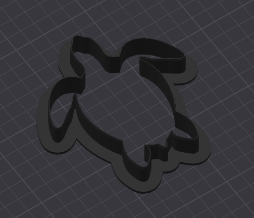 🐢 Turtle Cookie Cutter STL – 4" – Fun Ocean Animal Baking Shape・ STL ...