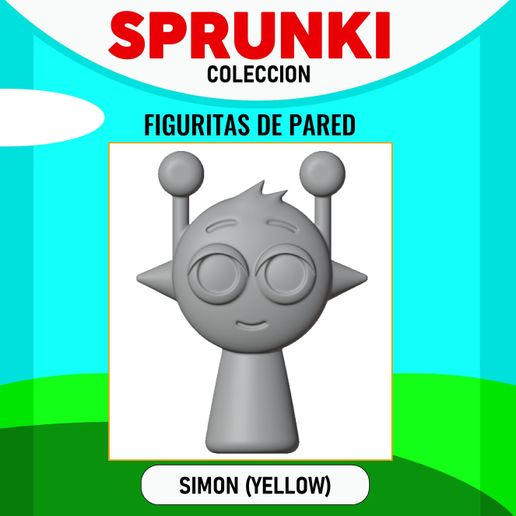 Archivo STL INCREDIBOX SPRUNKI / SIMON (YELLOW) 🦸 ・Plan de impresora 3D ...