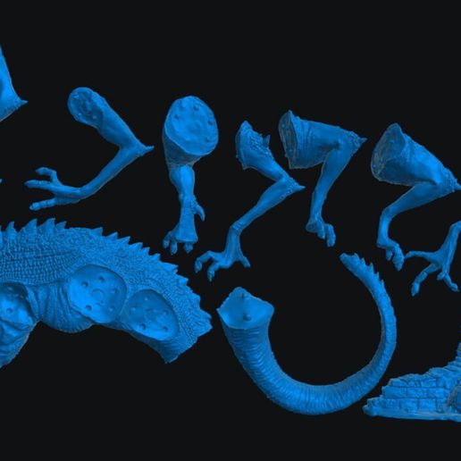 3D file big lizard 🦎 ・3D printing template to download・Cults
