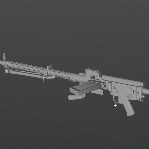🗺️ German MG13 machine gun-1 3D model material・Archivo STL para ...