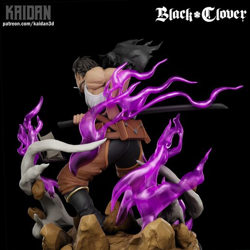 ☘️ Yami Sukehiro BLACK CLOVER - STL ready for 3D printing・ 3D File for ...