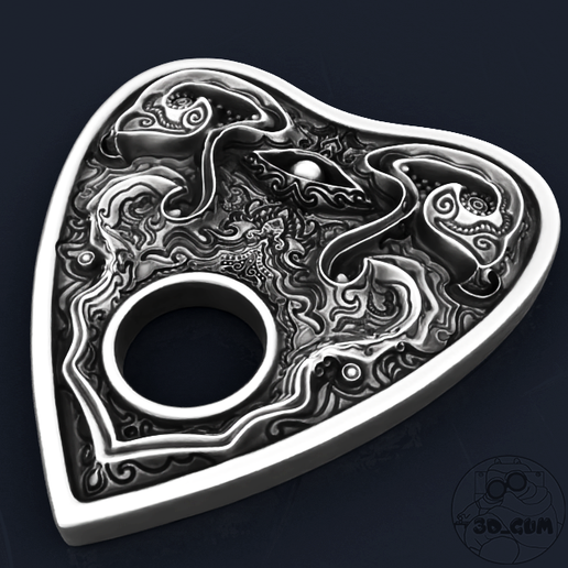💀 ouija planchette・Free STL File for 3D printing・Cults