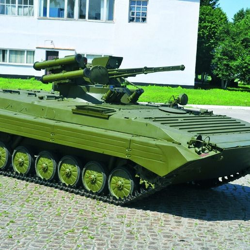 3D file 1/35 scale Ukrainian KBA-105 Shkval Battle module for BTR-3E ...