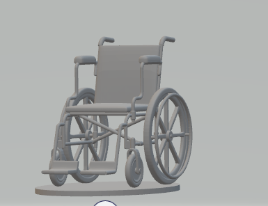 🛞 wheel chair・ STL File for 3D printing・Cults