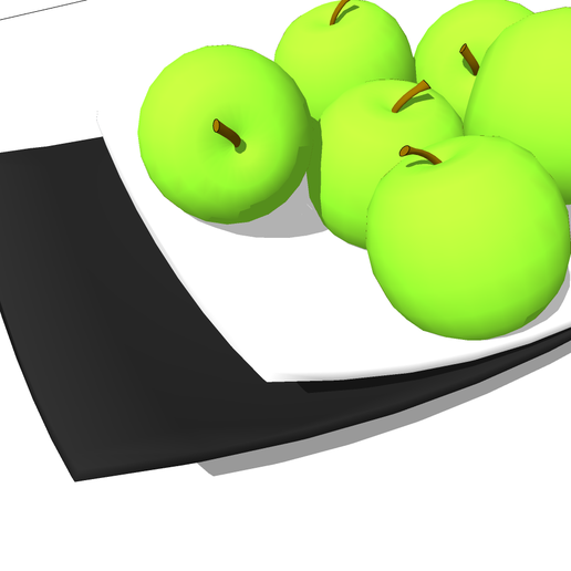 🍎 APPLE FRUIT 3D・ STL File for 3D printing・Cults