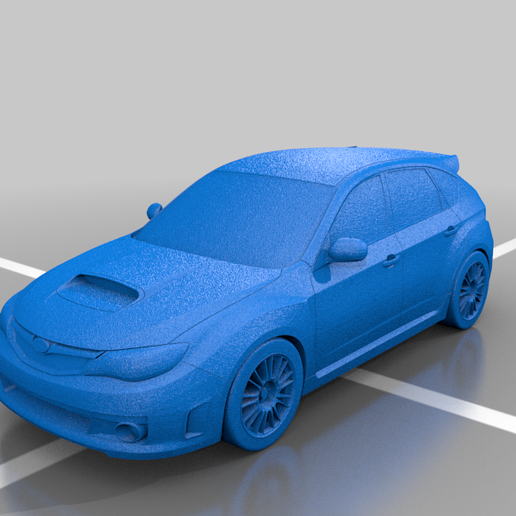 Free STL file Subaru Impreza WRX STi Hatchback (III gen)・3D printing design to download・Cults