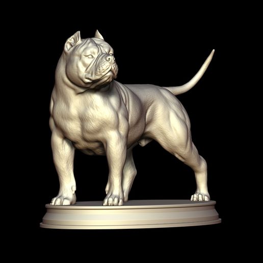🗿 American Bully XXL・ STL File for ・Cults