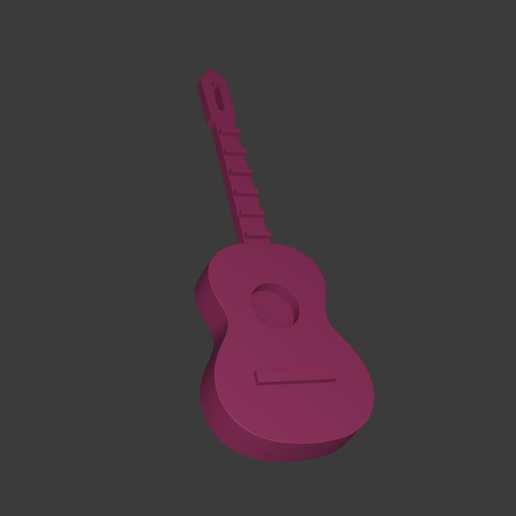 3D file GUITAR STL 🎸 ・Model to download and 3D print・Cults