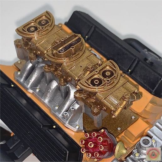 💭 SIX PACK TRANSFORMATION for Dodge Mopar 440 engine・ STL File for 3D ...