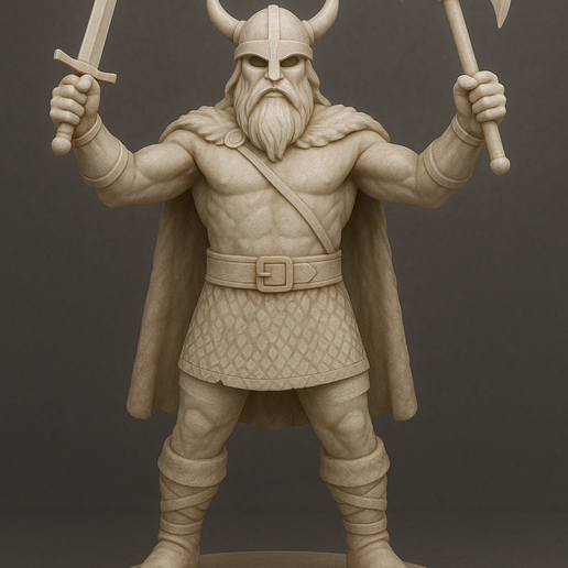 🗿 Viking・ STL File for 3D printing・Cults