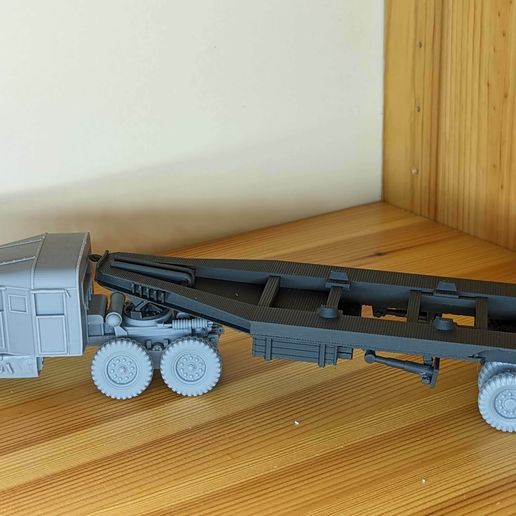 🪖 Scammell Pioneer Tank Transporter with TRMU30 Trailer (UK, WW2)・ 3D ...