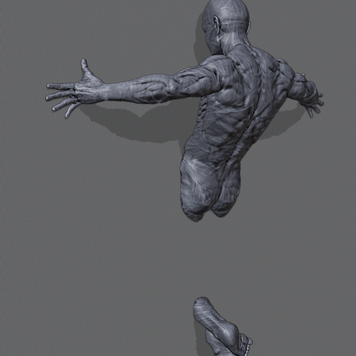👨 Levitating Man・ STL File for 3D printing・Cults