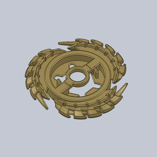 🛞 Ancient Wheel - Beyblade Metal Fight・ STL File for 3D printing・Cults