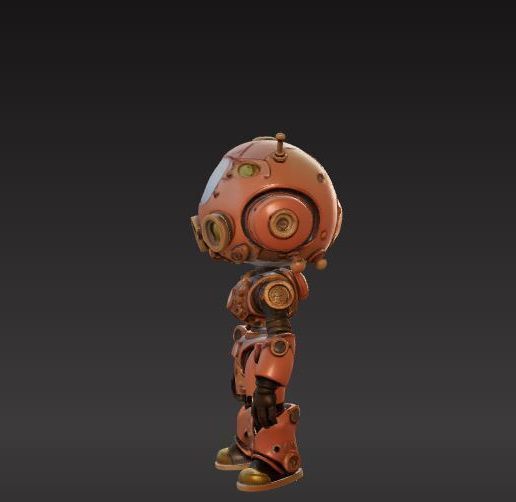 😤 Steam Punk Cute Robo 3D STL file for printing・ STL File for 3D ...
