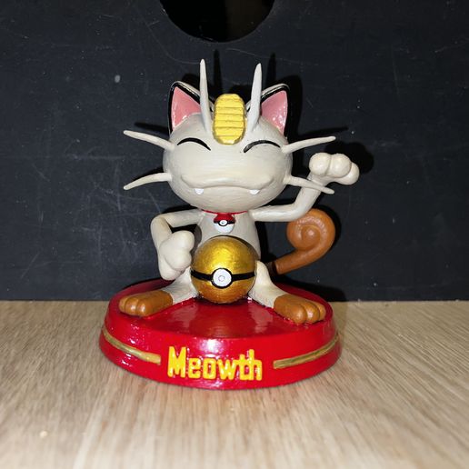 🐉 Lucky Meowth - Pokemon Fanart・Impresión 3D con la impresora 3D ...