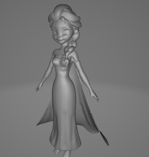 STL file ELSA FROZEN FIGURE 🦸 ・Model to download and 3D print・Cults