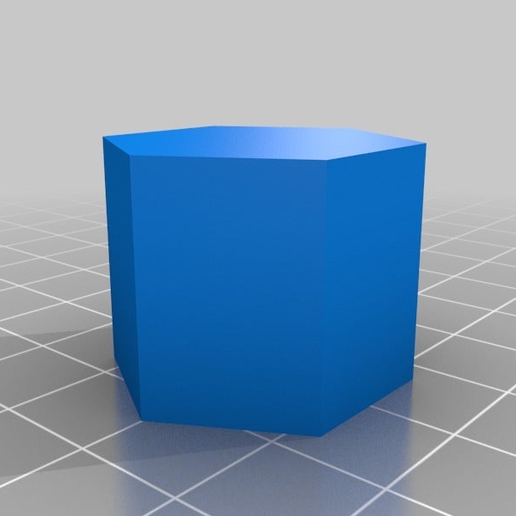 Free STL file Hexagonal block game piece 🐧 ・Template to download and 3D ...