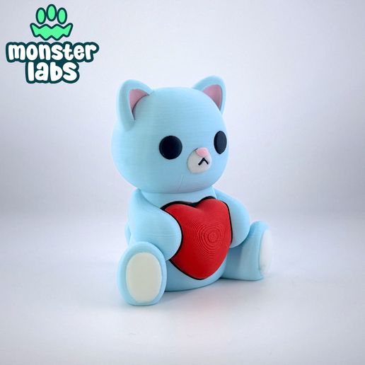 👌 Llaveros Clicker Peluche San Valentín・Archivo 3D para Impresión 3D・Cults