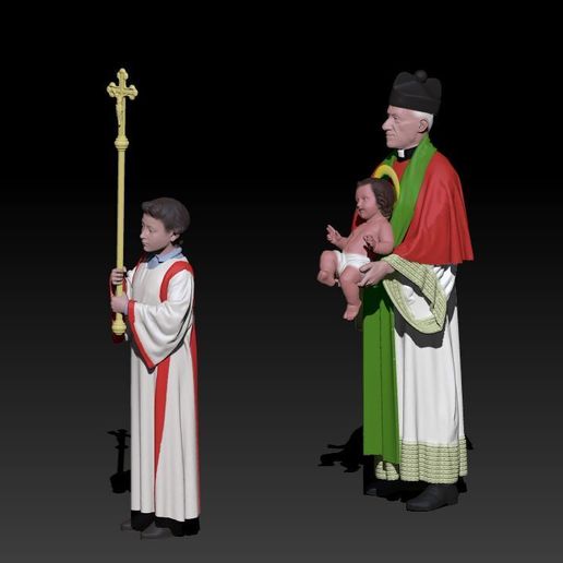 👶 Procession of Baby Jesus・ STL File for 3D printing・Cults
