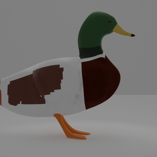 3D file Duck made with Blender 🦆 ・3D printing design to download・Cults