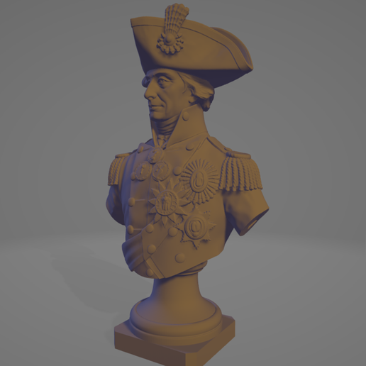 ️ Horatio Nelson・ STL File for 3D printing・Cults