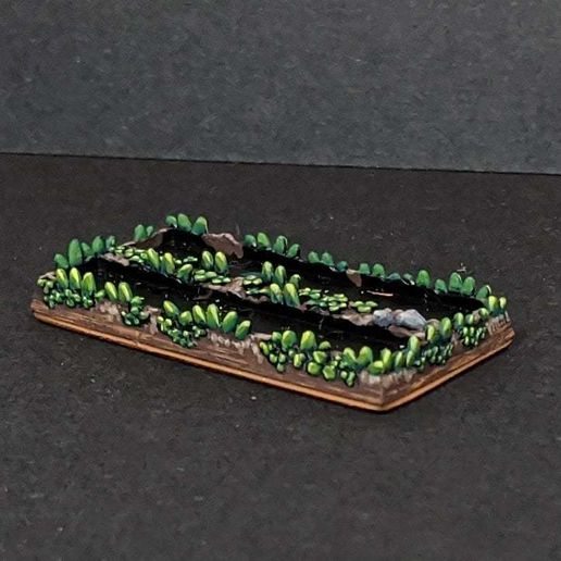 🎲 Grassy 40x20mm Warmaster Bases Collection・Free STL File for 3D ...