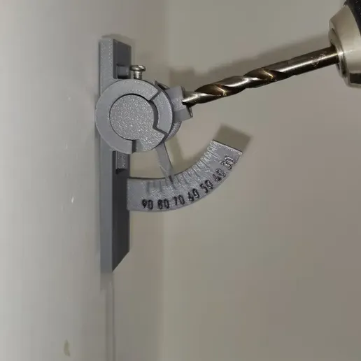 🧑‍🔧 Adjustable Drill angle guide V2・ 3D File for 3D printing・Cults
