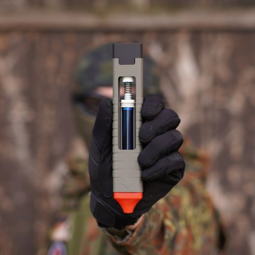 🔫 COD Tactical Stim Shot Medi Stick Airsoft Paintball LARP Cosplay・ STL ...