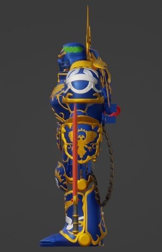 👽 Roboute Guilliman Cosplay - Primarch・ 3D File for 3D printing・Cults